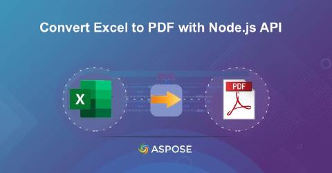 Convert Excel to PDF in Node.js | Export XLSX to PDF Online