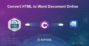 Transform HTML to Word in C# | Convert HTML to DOCX Online