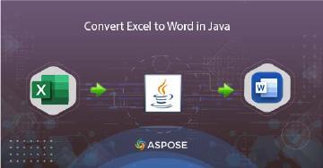 Convert Excel to Word in Java | Free XLS to DOC Converter