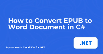 DOC PDF PPT Excel Conversion REST APIs: C# .NET Python Java